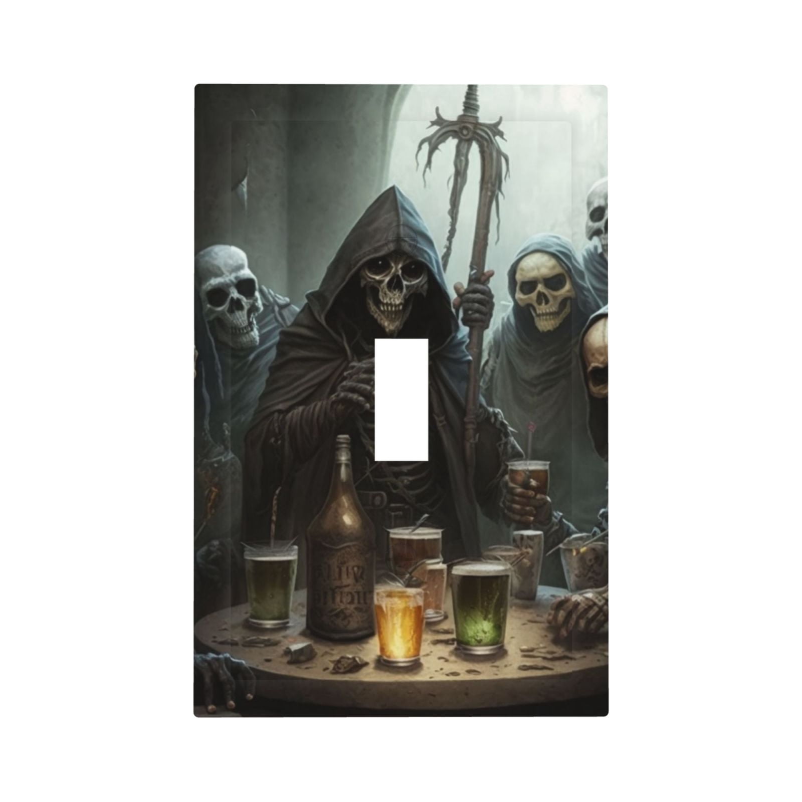 Grim Reaper Party Funny Skull Single Toggle Wall Plate 1 Gang ...