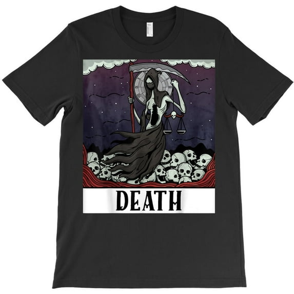 Grim Reaper Skeleton Tarot Card Blackcraft Themed Men Women Dark Art ...