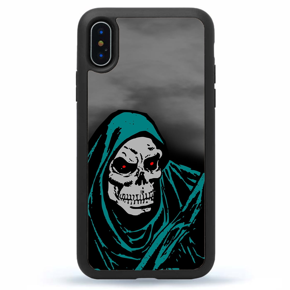 Grim Reaper Skull Cell Phone Case Death Skeleton Slim Shockproof Rubber ...