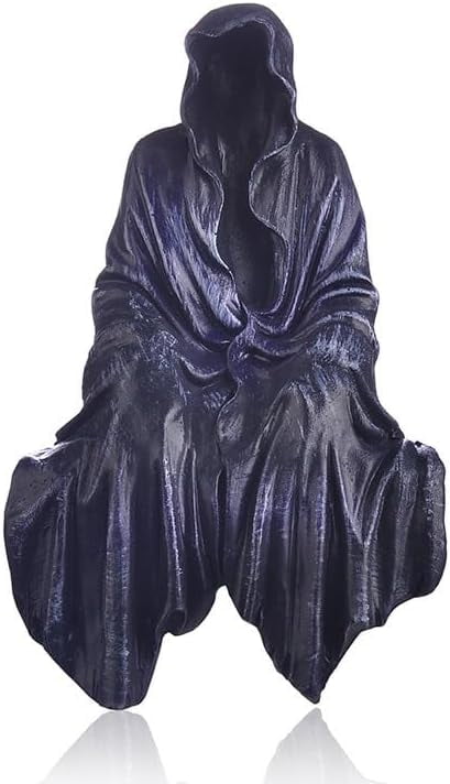 Grim Reaper Statue, Resin Gothic Throne Suriel Statue, Goth Acotar ...