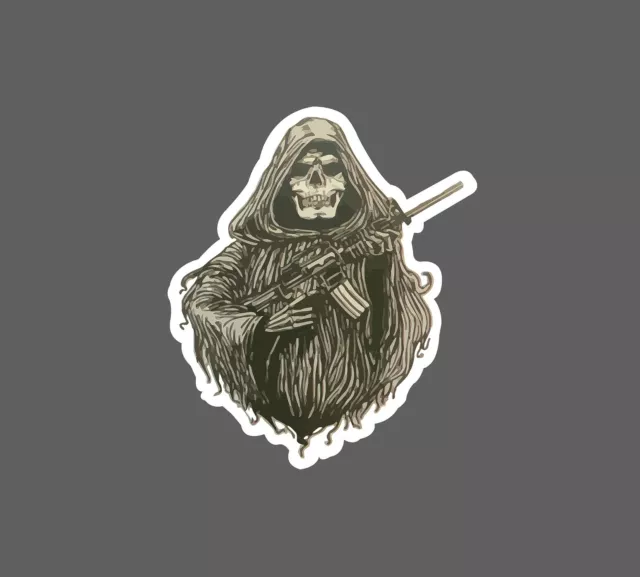 Grim Reaper Sticker Ar Waterproof Sticker Phone Decal Water Bottle ...
