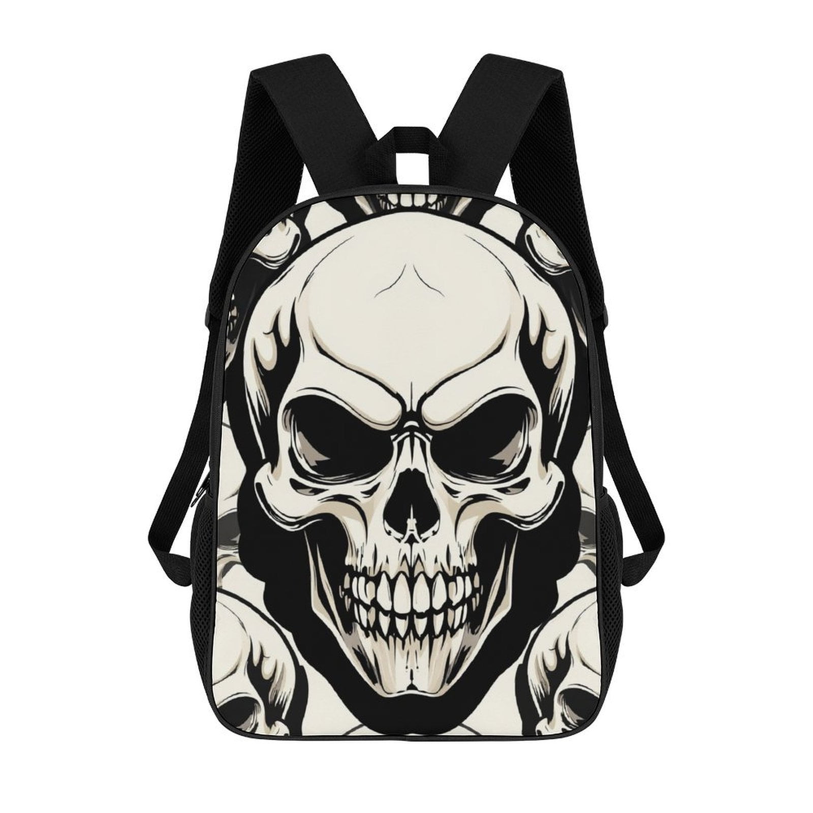 Grim Skull Graphic Design Backpacks For Teenagers Backpacks 17 Inch ...