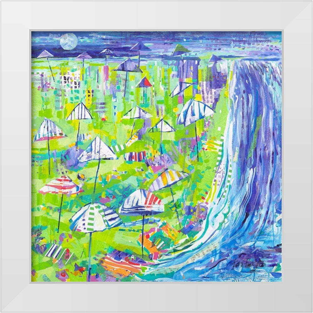 Grim, Tara Funk 26x26 White Modern Wood Framed Museum Art Print Titled ...