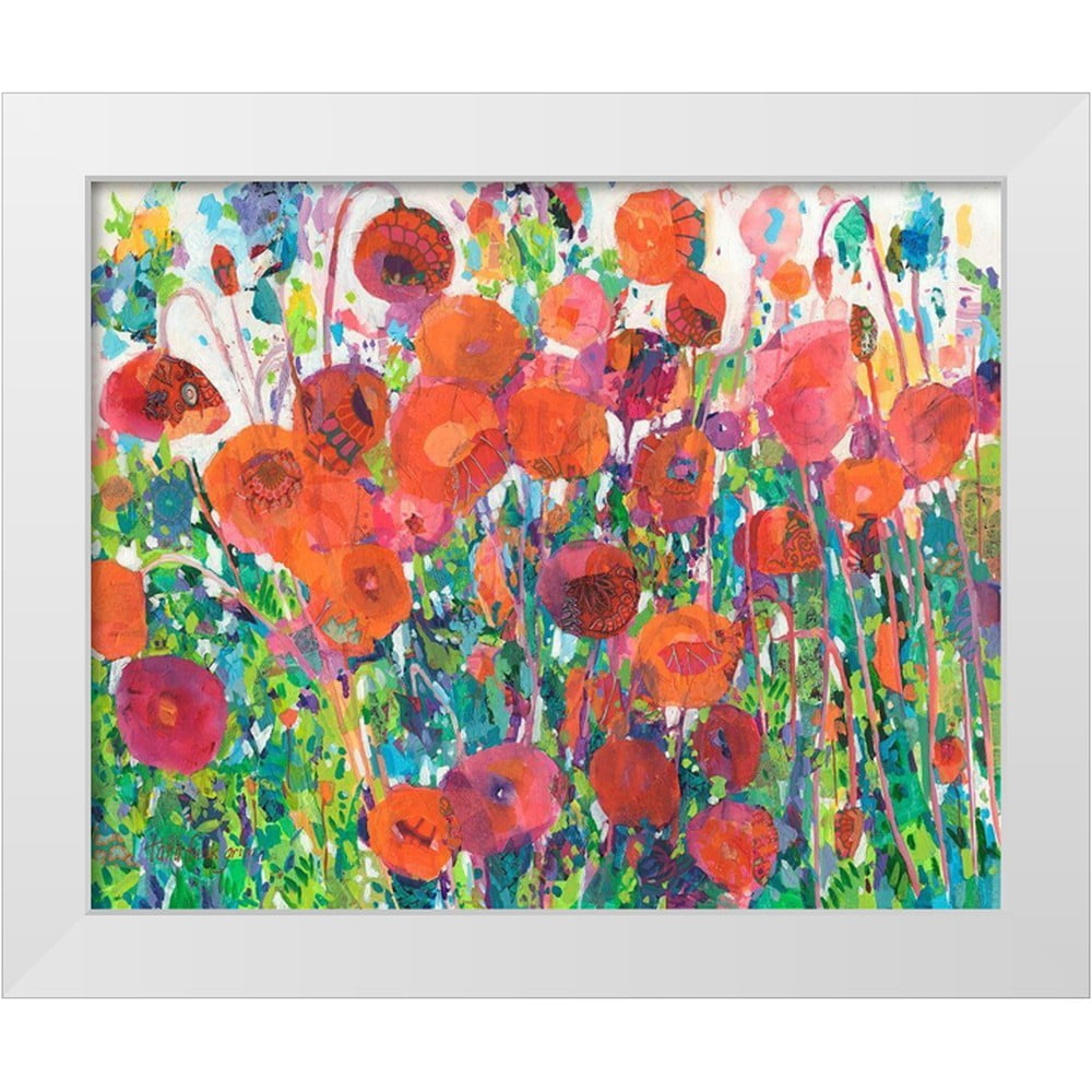 Grim, Tara Funk 32x26 White Modern Wood Framed Museum Art Print Titled ...