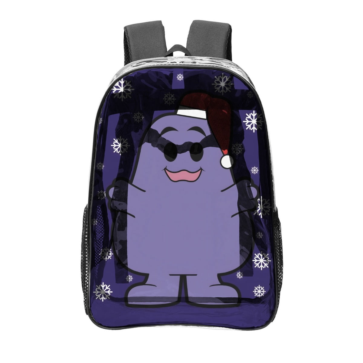 Grimace Pattern Transparent Backpack Lightweight And fashionable ...
