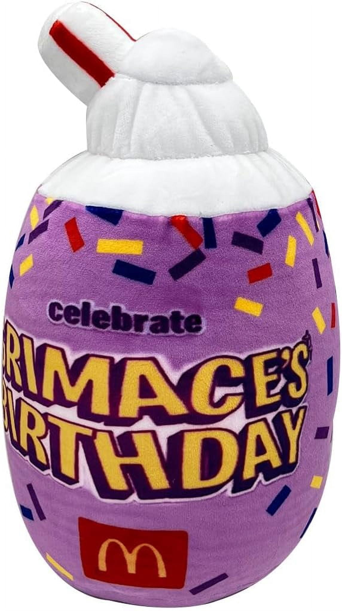 Grimace Shake Yellow Hat, 7.8 inch Grimace in Yellow Hat Plush Toys ...
