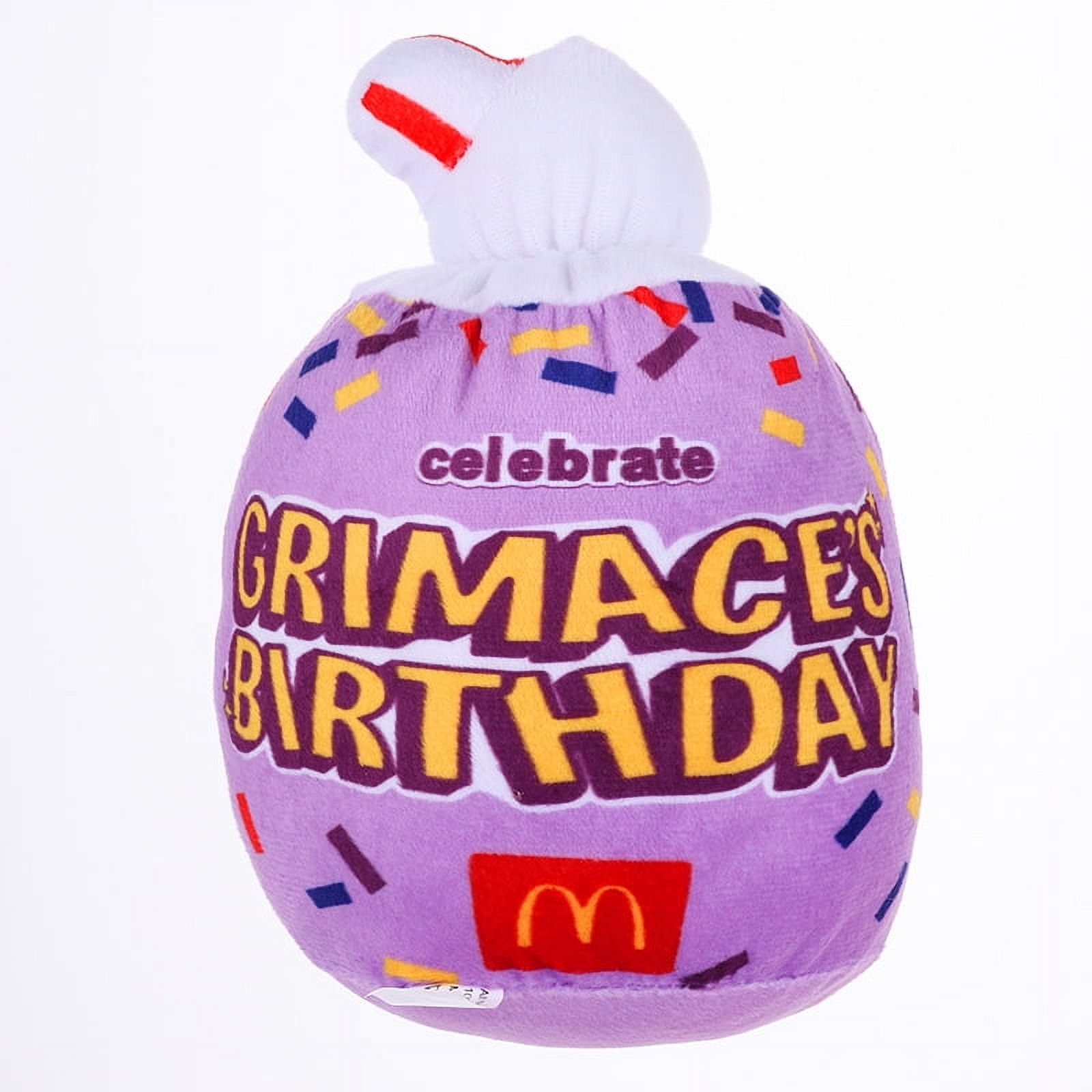 Grimace shakes Yellow Hat Purple Grimace Milkshake Monster Plush Doll ...