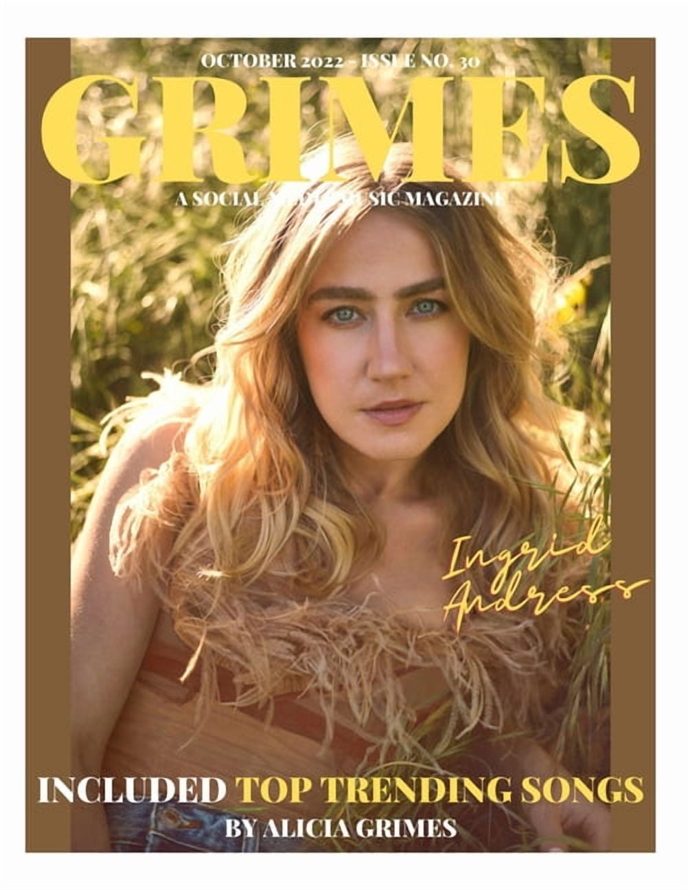 Grimes Magazine - October 2022- Issue No. 30: Atlantic Records Artist ...