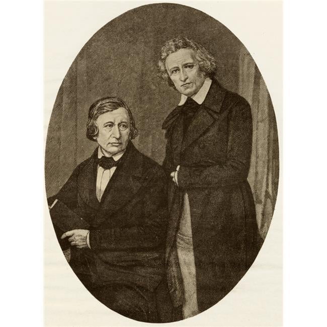 Grimm Brothers.Jacob Ludwig Karl Grimm 1785-1863.Wilhelm Karl Grimm ...