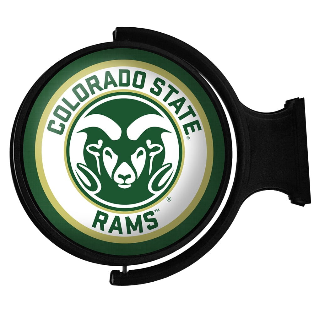 Colorado State Rams 23'' x 21'' Team Logo Illuminated Rotating Wall ...