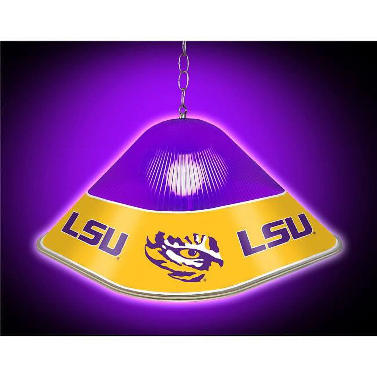 Grimm Industries LS-410-01 LSU Game Table Light, Purple & Gold - Square ...