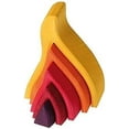 Grimm's Large Fire Flames Nesting Wooden Stacker Blocks Puzzle ...