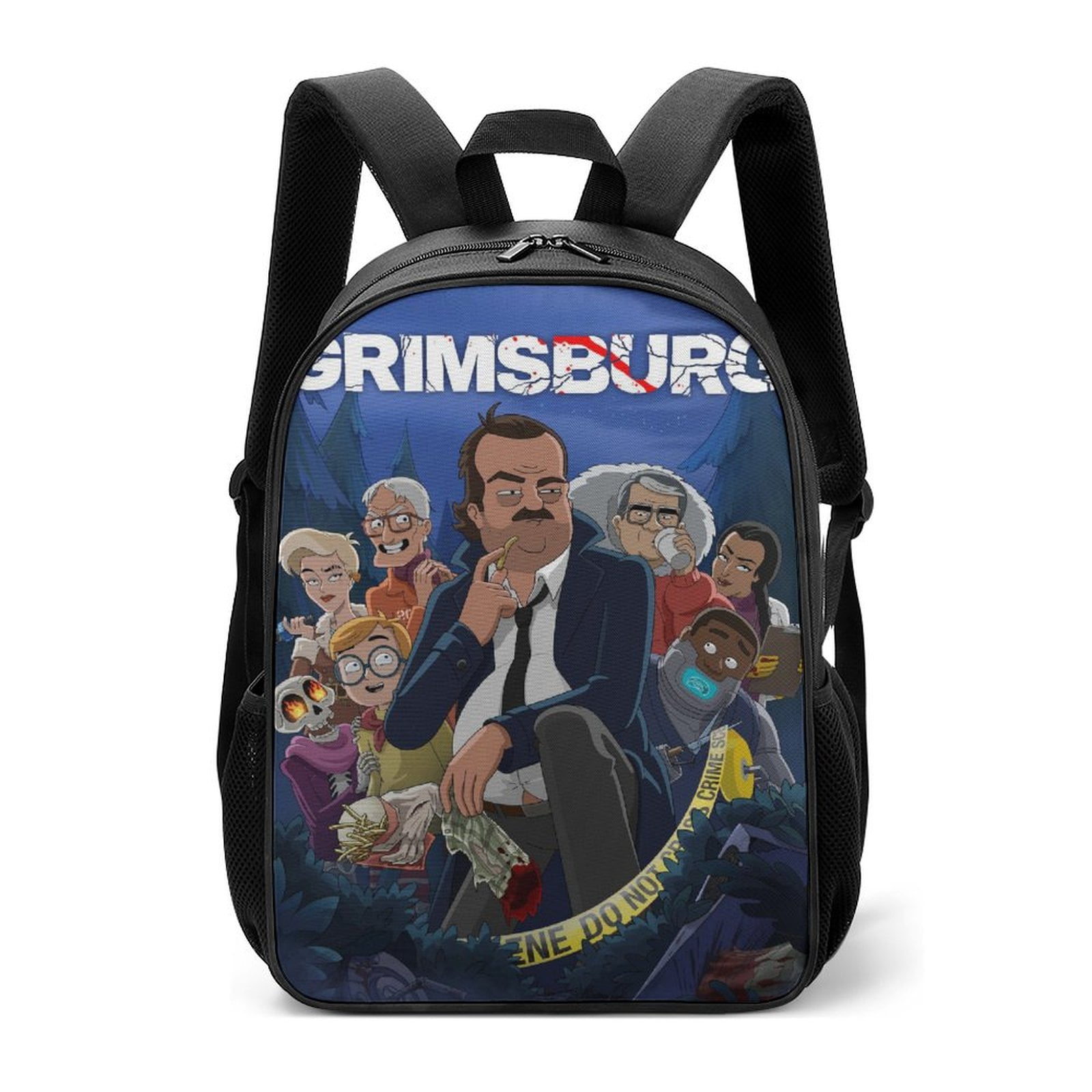 Grimsburg Poster Backpack School Bag Multipurpose Daypack Bookbag ...