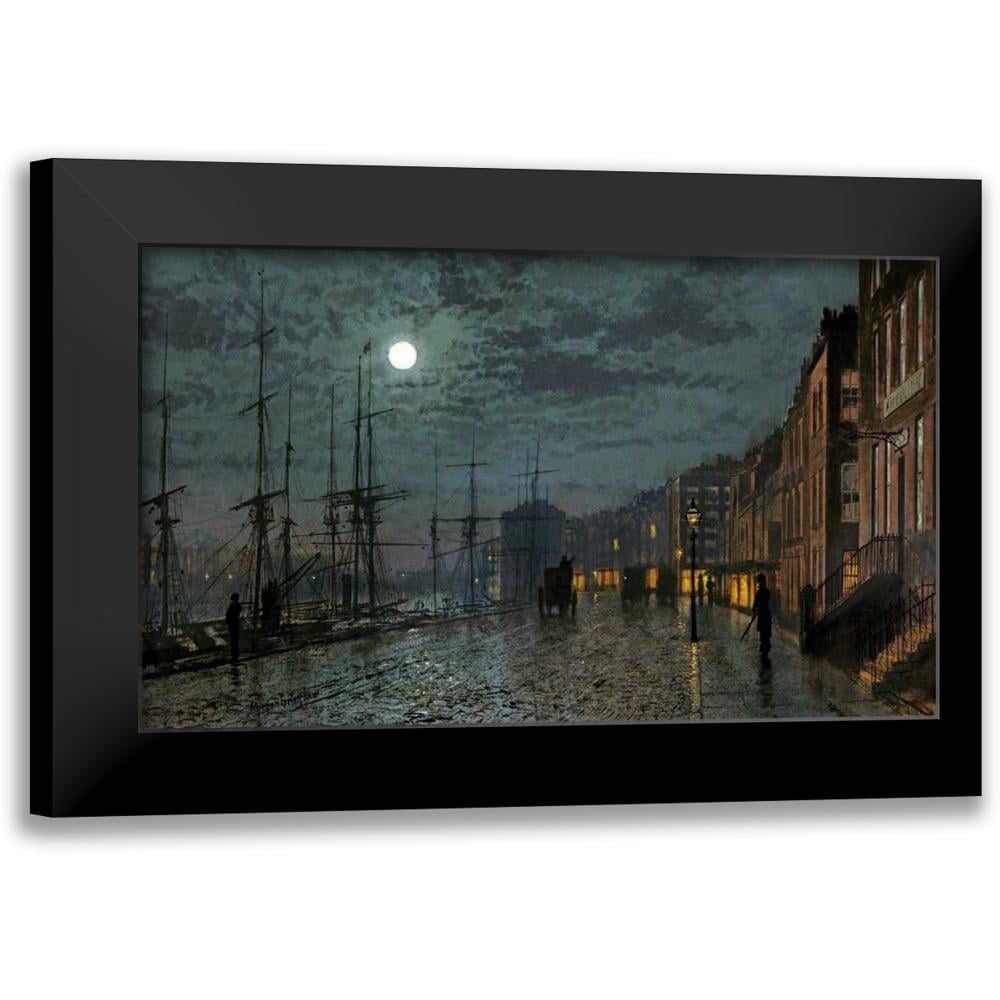 Grimshaw, John Atkinson 18x12 Black Modern Framed Museum Art Print ...