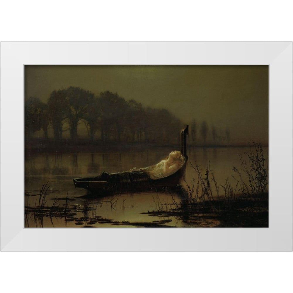 Grimshaw, John Atkinson 18x13 White Modern Wood Framed Museum Art Print ...