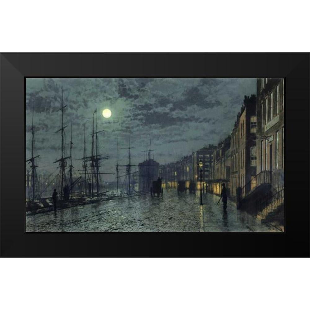 Grimshaw, John Atkinson 24x16 Black Modern Framed Museum Art Print ...