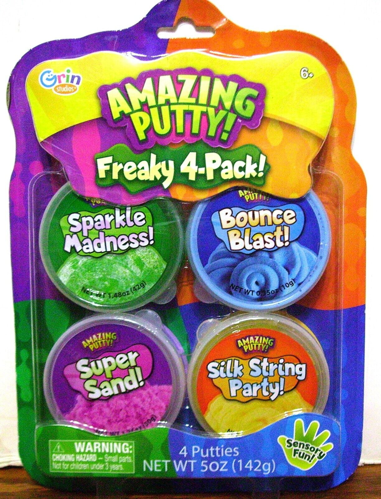 Grin AMAZING PUTTY 4PK - Walmart.com