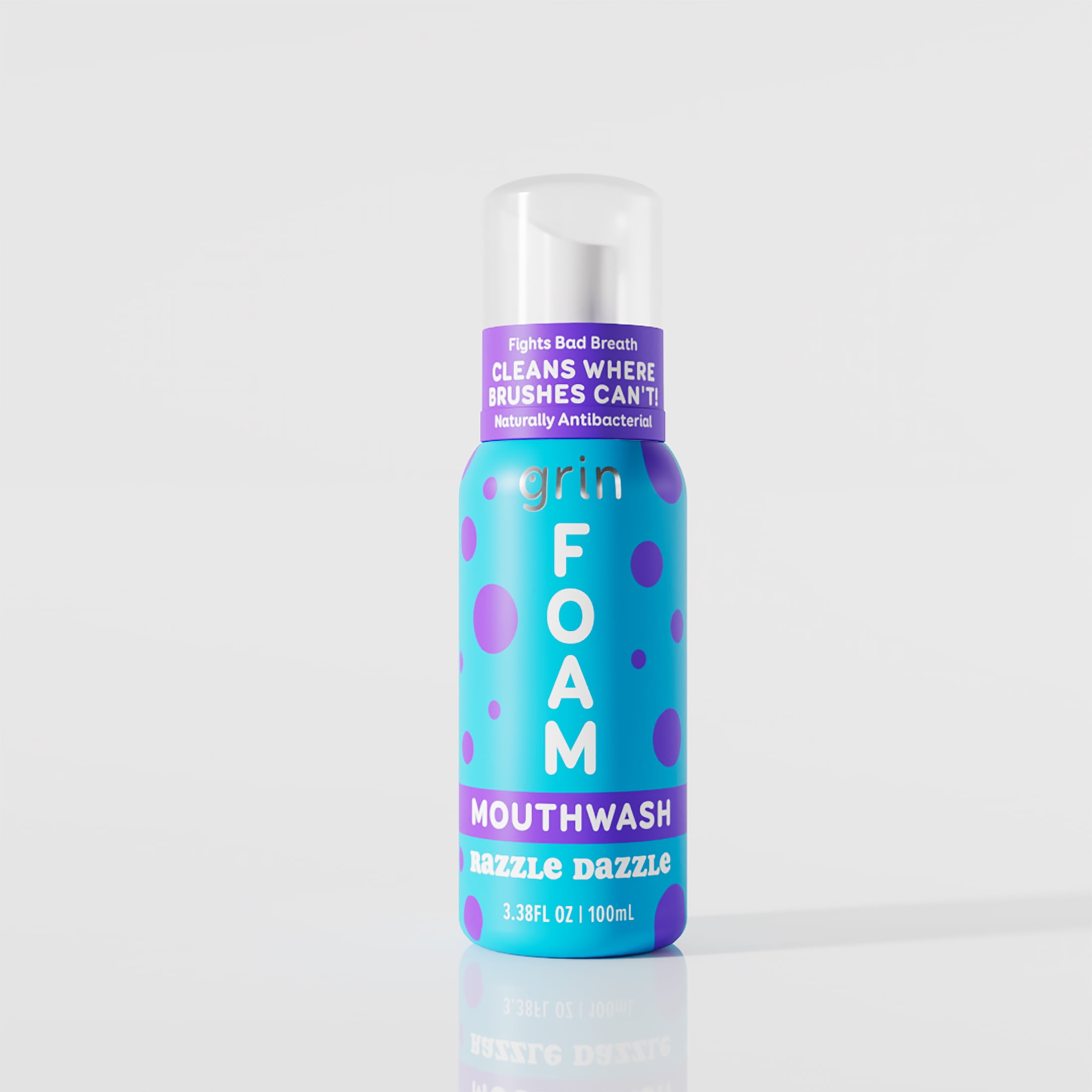 Grin Foaming Mouthwash Razzle Dazzle - Walmart.com