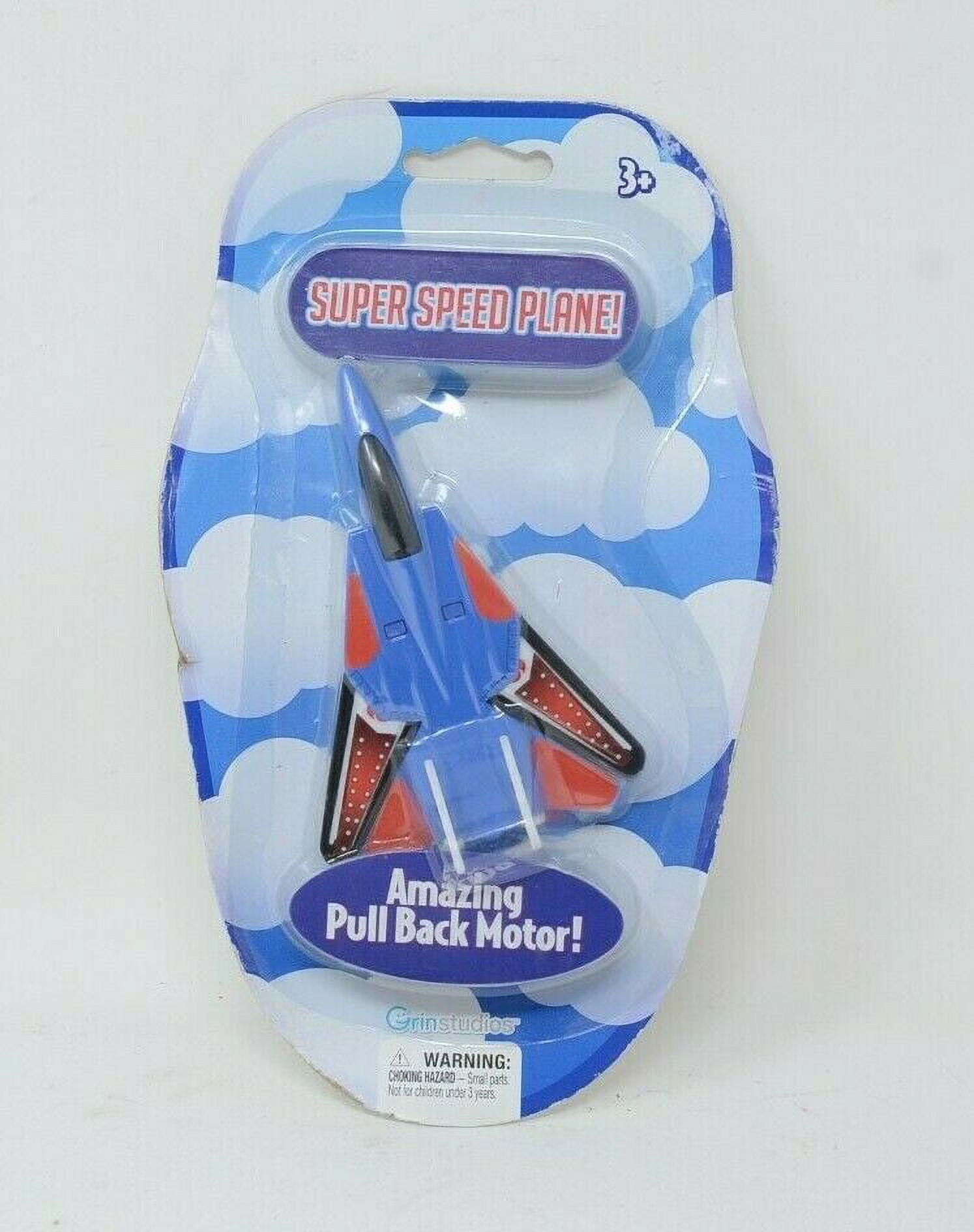 Grin Studios Super Speed Pull Back Motor Toy Plane - Walmart.com