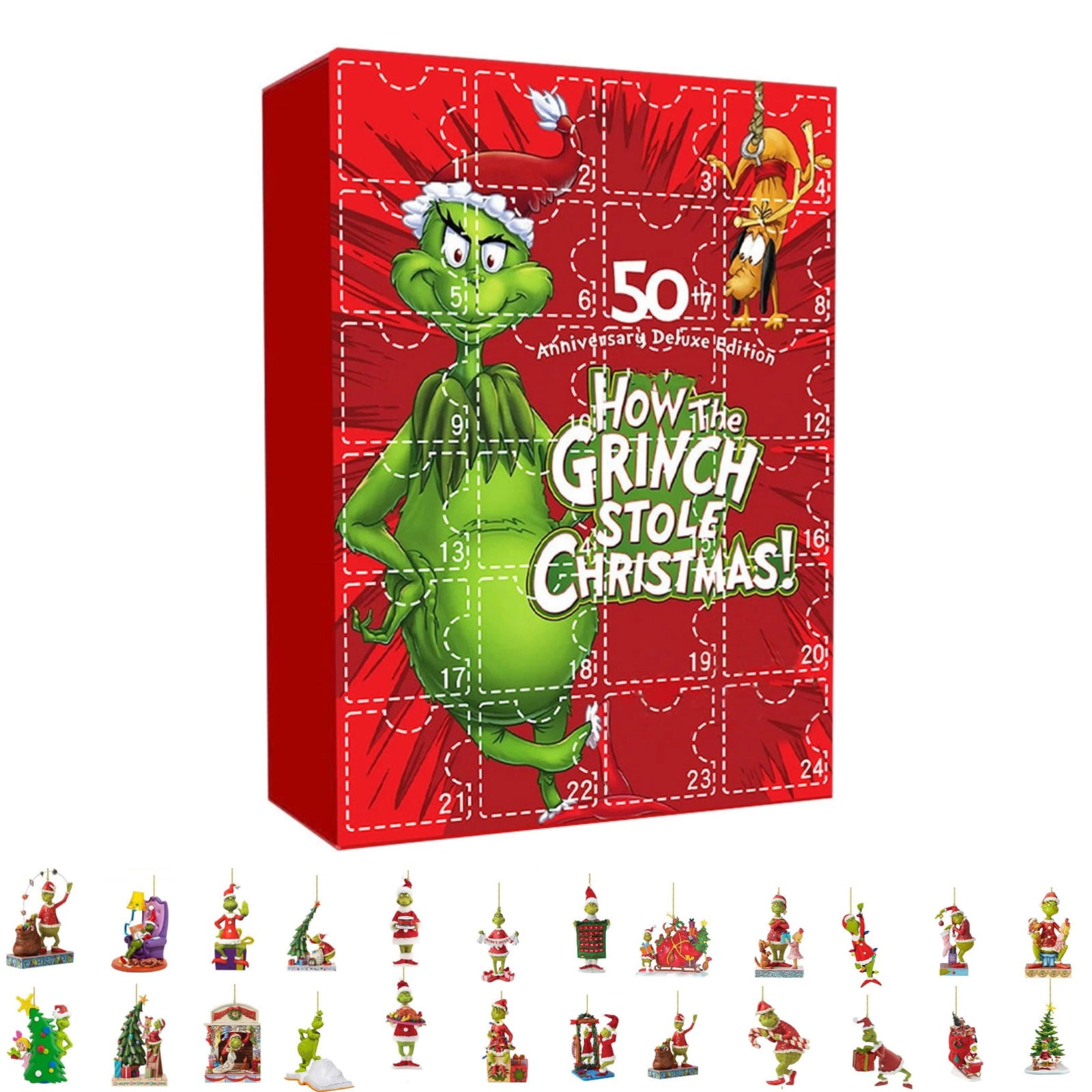 Grin-ch 2025 Advent Calendar - Christmas Blind Box with 24 Tree ...