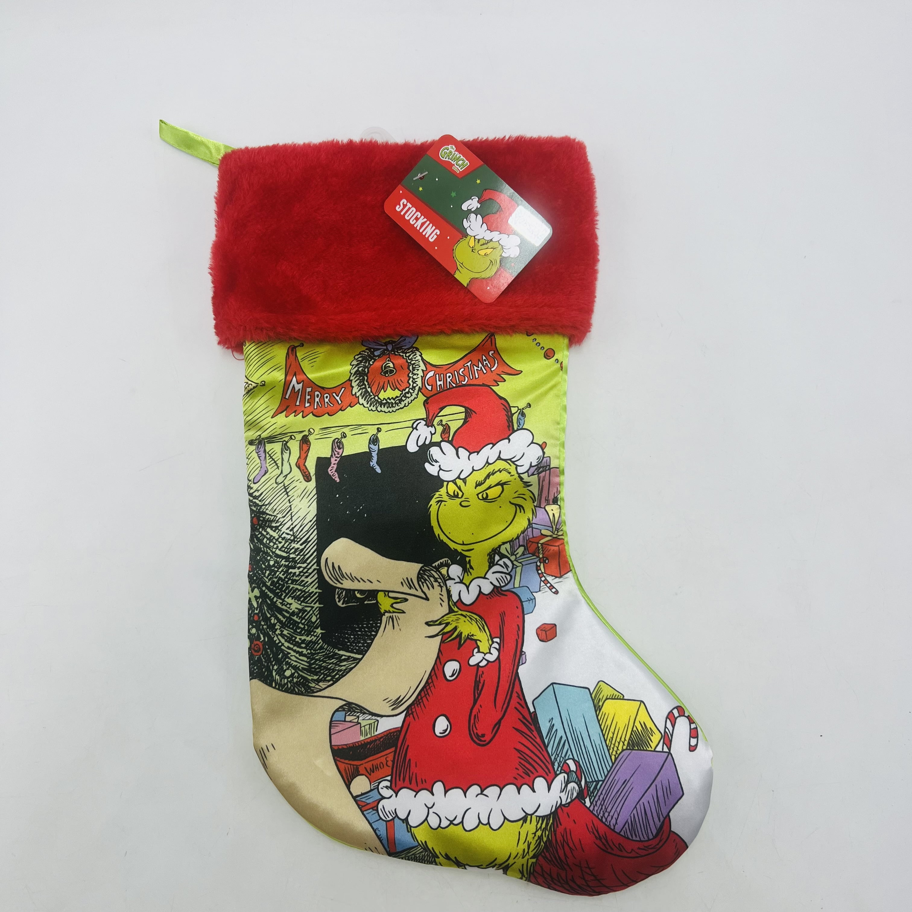 Grinch 14" Christmas Stocking - Walmart.com