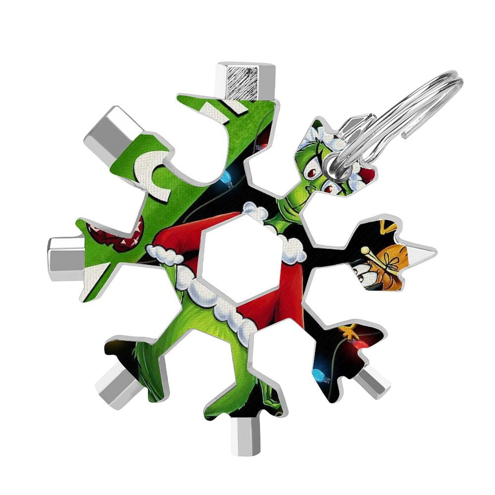 Grinch 19-in-1 Snowflake Multi Tool, Bottle Opener/Flat Phillips ...