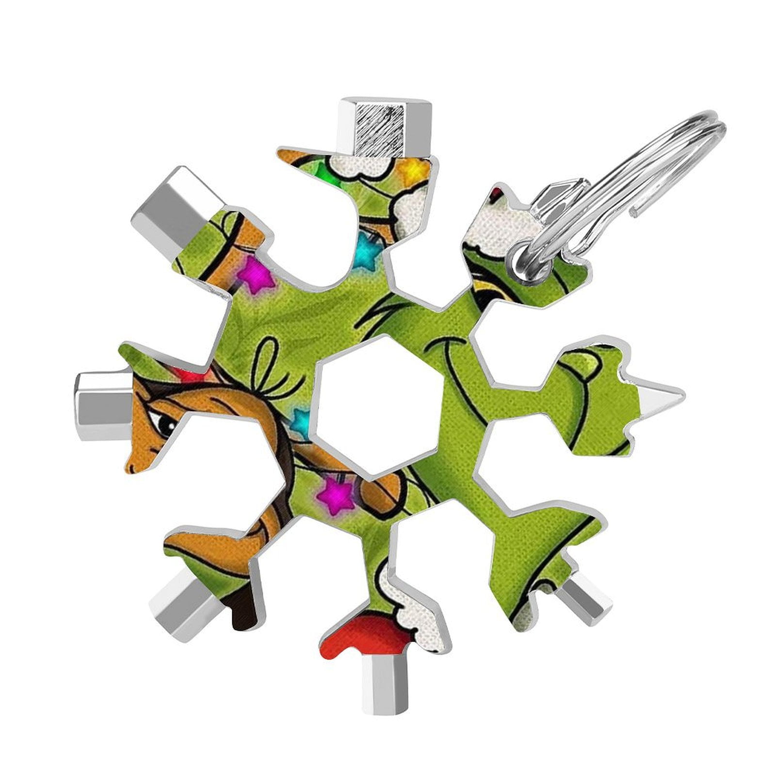 Grinch 19-in-1 Snowflake Multi Tool, Bottle Opener/Flat Phillips ...