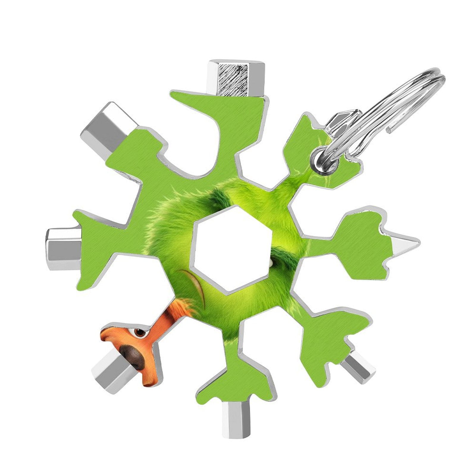 Grinch 19-in-1 Snowflake Multi Tool, Bottle Opener/Flat Phillips ...