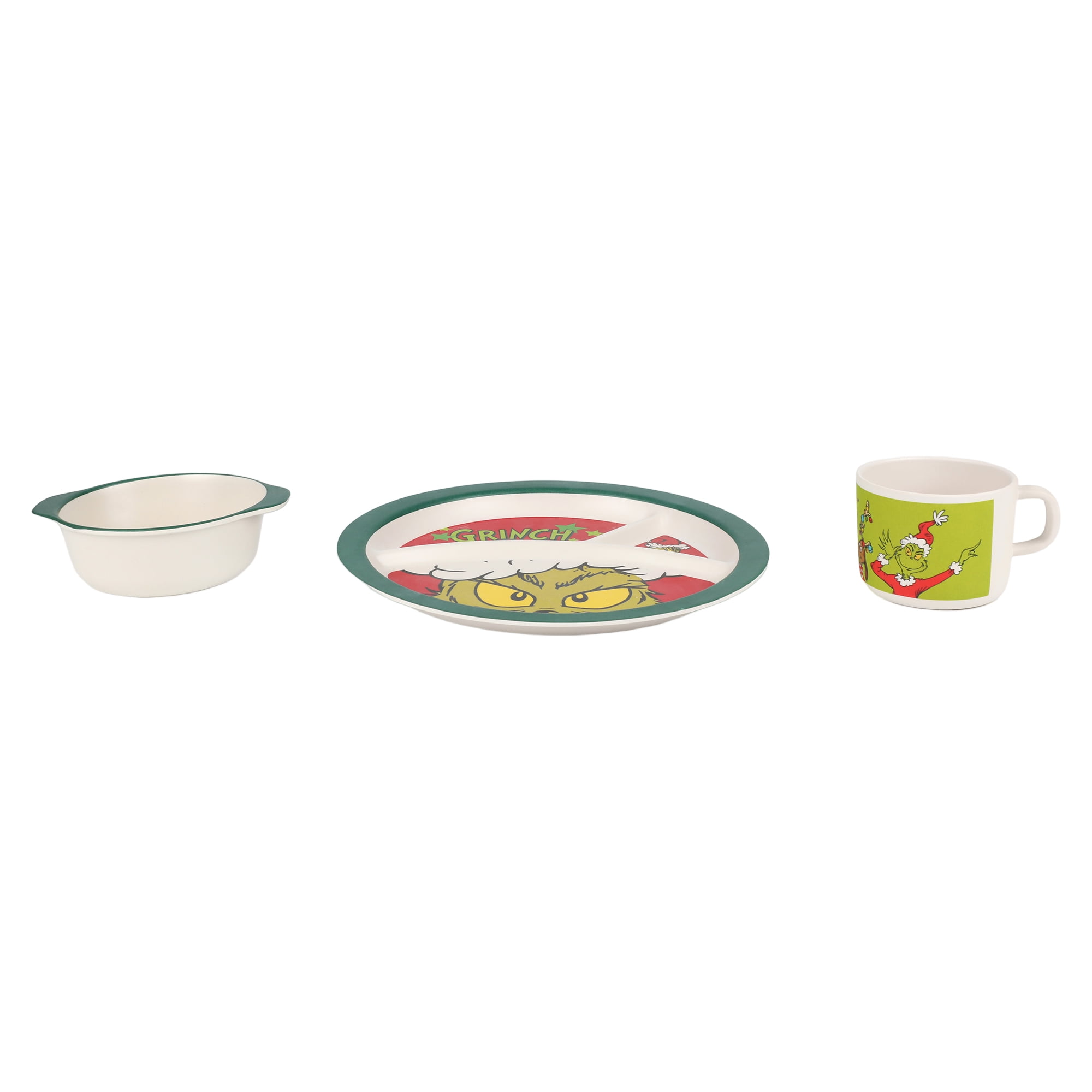 Grinch 3-Piece Festive Mealtime Set - Walmart.com