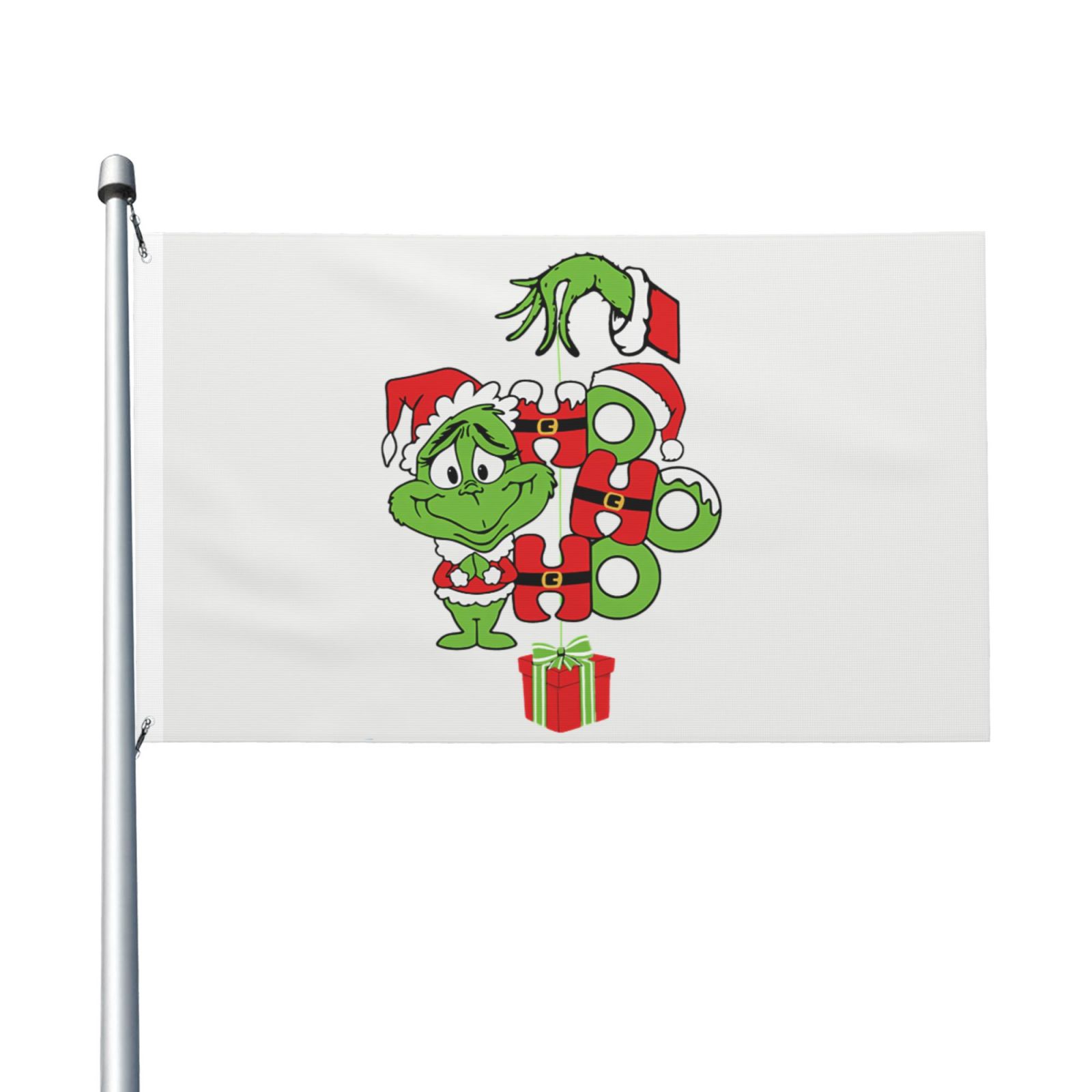 Grinch 3x5ft Face Flag Fade Proof Holiday Fall Flag Outdoor Banner With ...