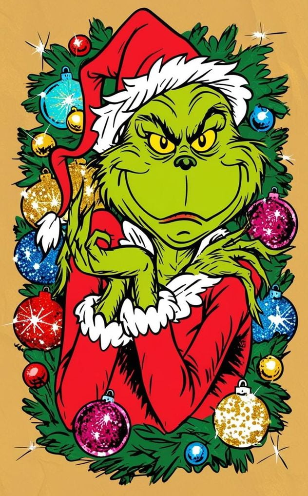 Grinch 5D Diamond Painting Kits for Adults Monster Diamond Art Paint ...