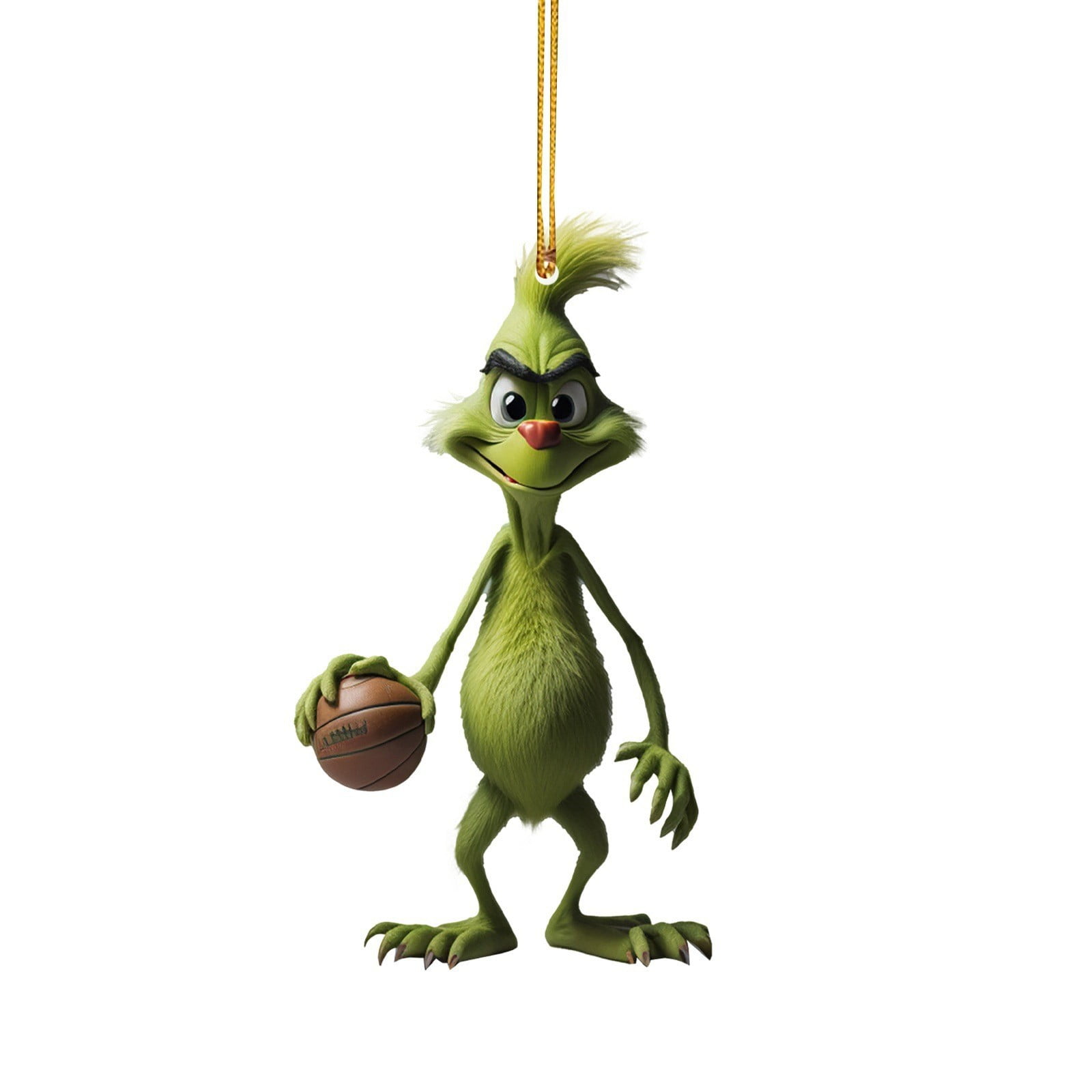 Grinch Acrylic Holiday Pendant, 3.15 inches Cartoon Tree Ornament & Car ...