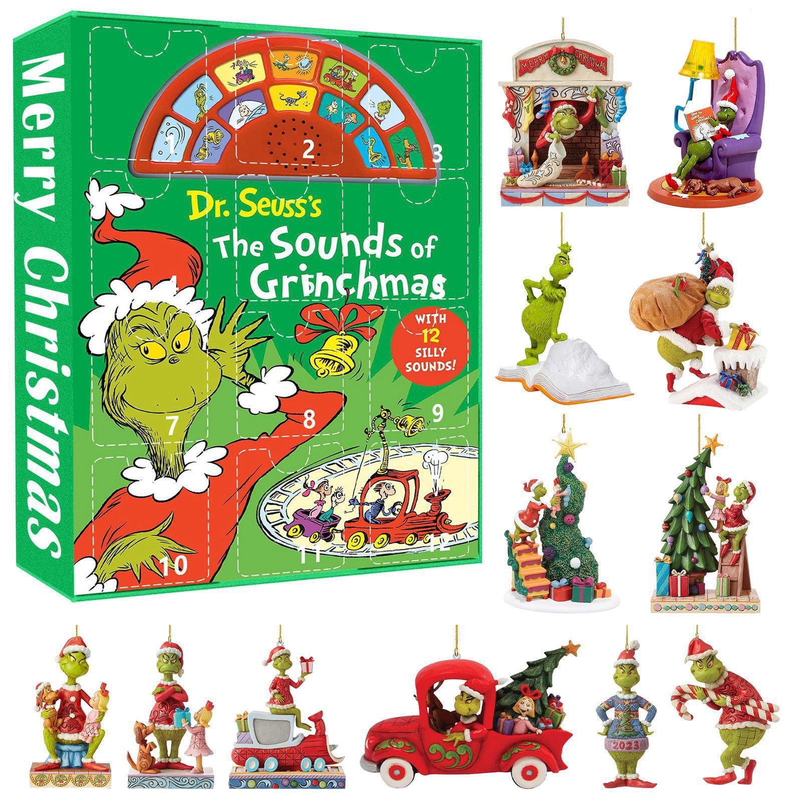 Grinch Advent Calendar Kit 2024 - Elfie Ronnie Grinch Advent Calendar Kit 2024 - Elfie Ronnie