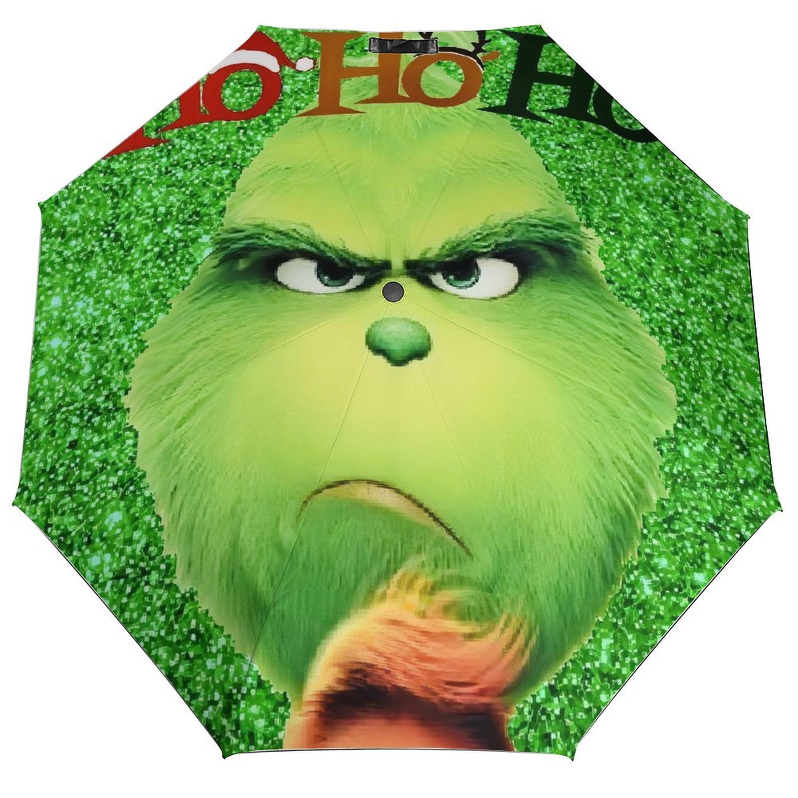 Grinch And Dog Travel Umbrella With Case-Small Compact UV Umbrella ...