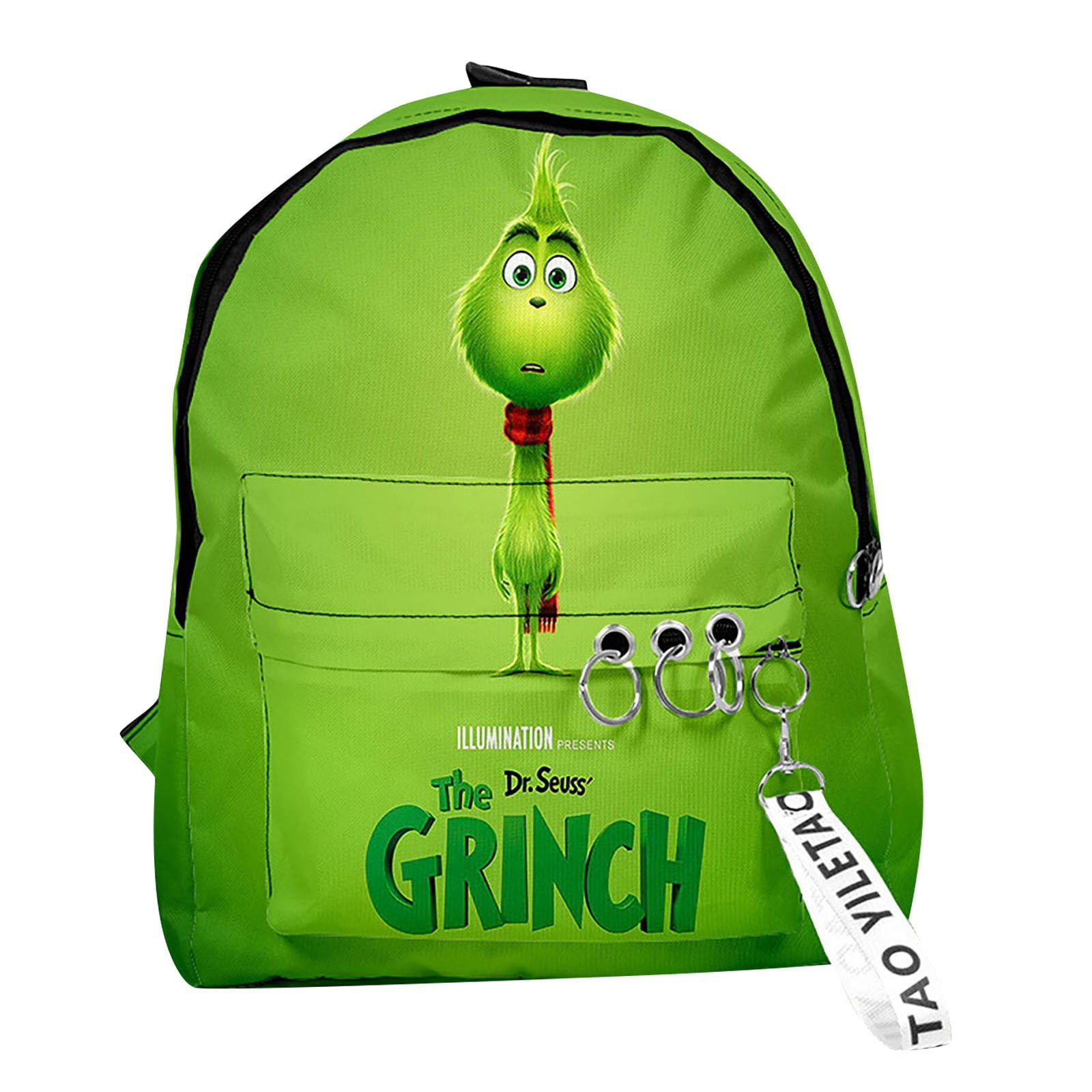 Grinch Backpack Christmas Backpack Green Monster Christmas Grinch ...