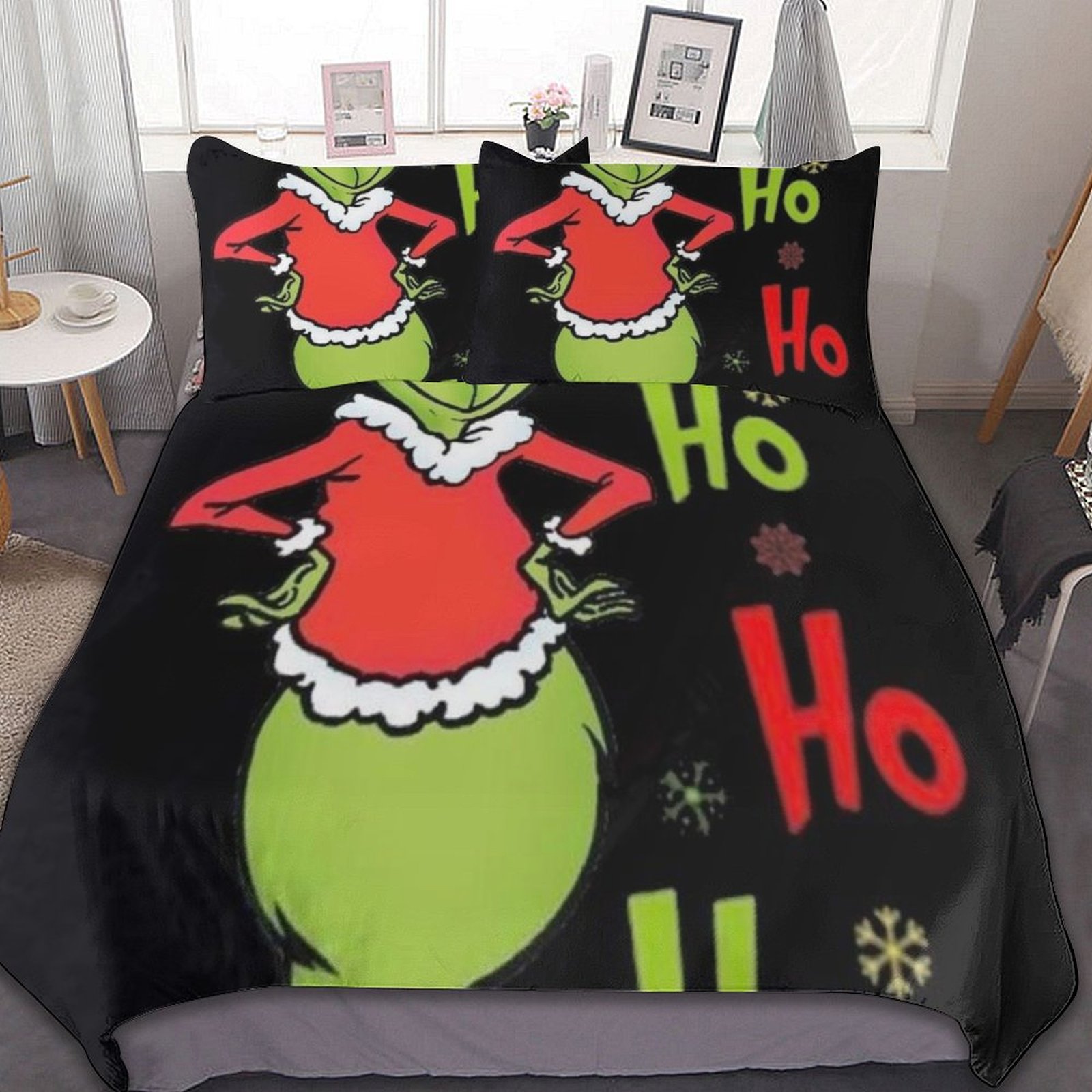 The Grinch Bed Duvet Cover Microfiber Bedding Sets 3D Printed ...