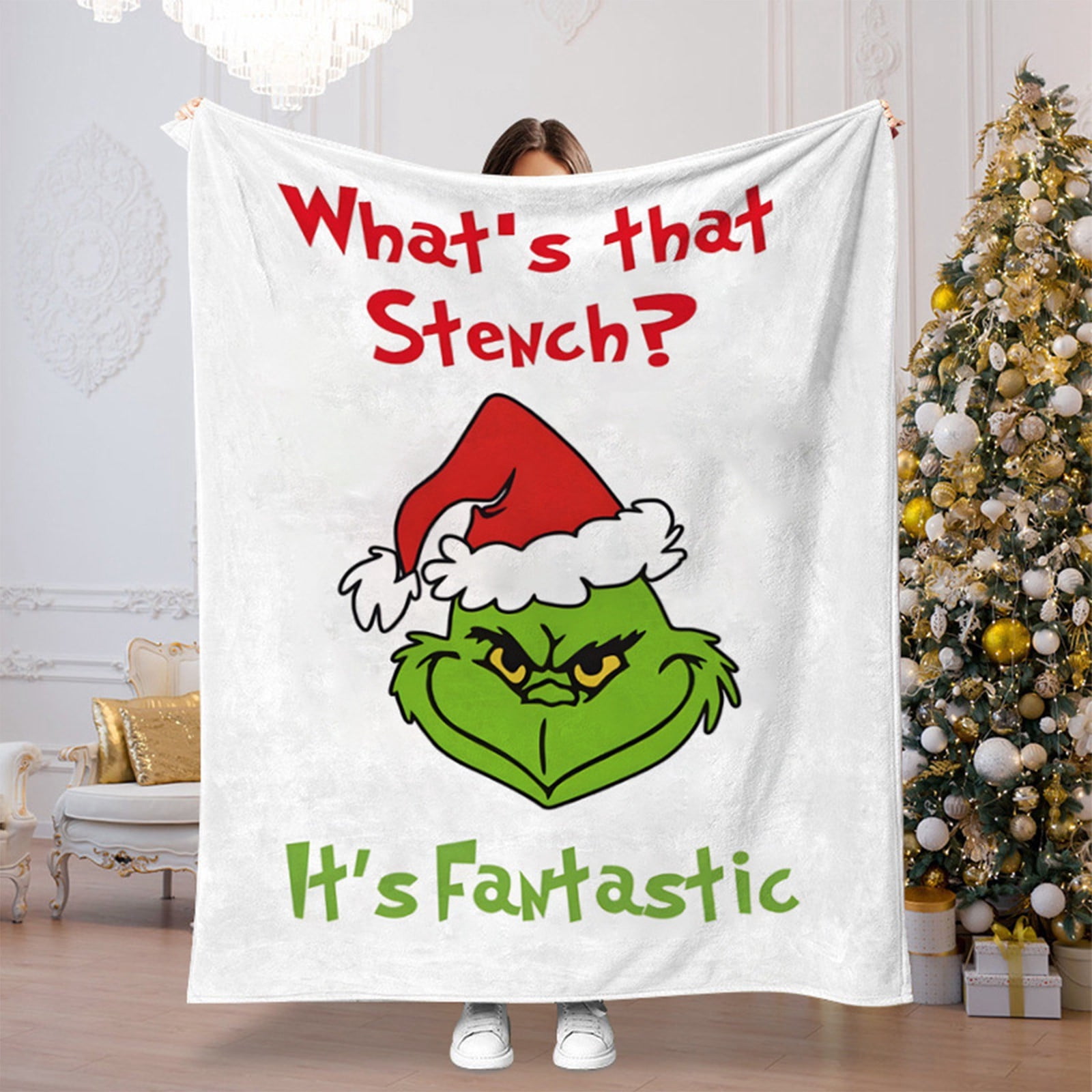 Grinch Blanket,Grinch Throw Blanket,Grinch Christmas Throw Blankets ...