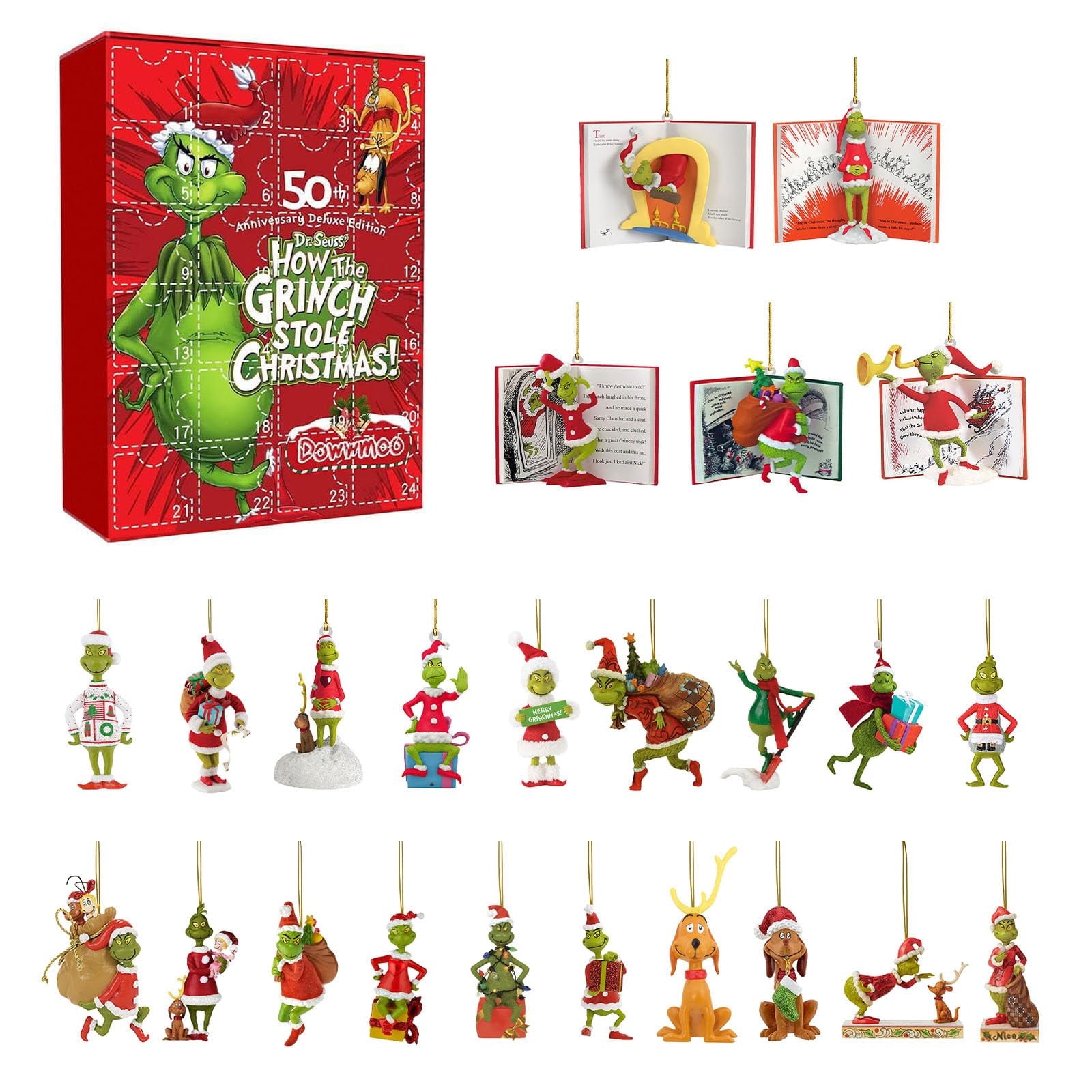 Grinch Blind Box, Christmas Blind Box, Christmas Advent Calendar 2024 ...