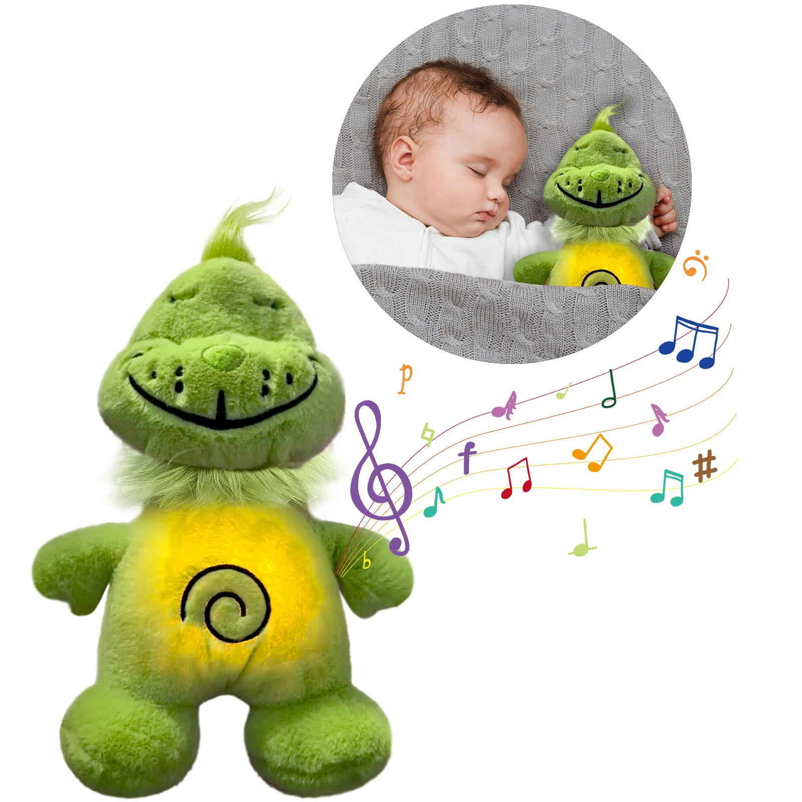 Grinch Breathing Soothing Toy, Soothing Crying Toddlers, How The Grinch ...
