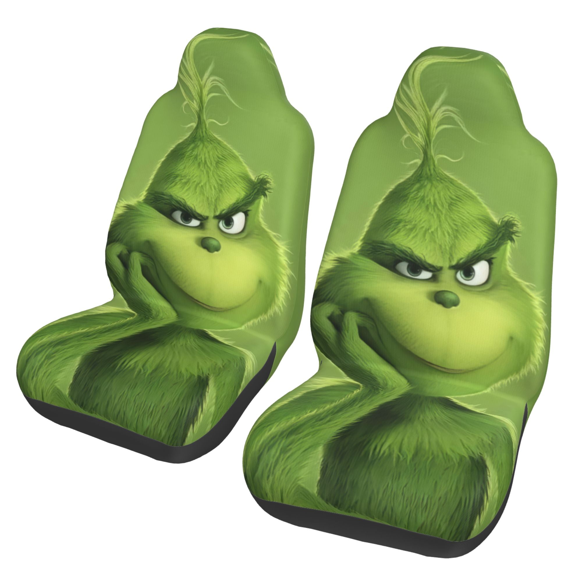 The Grinch Car Seat Covers Set of 2, Front Seat Accessories Protector ...