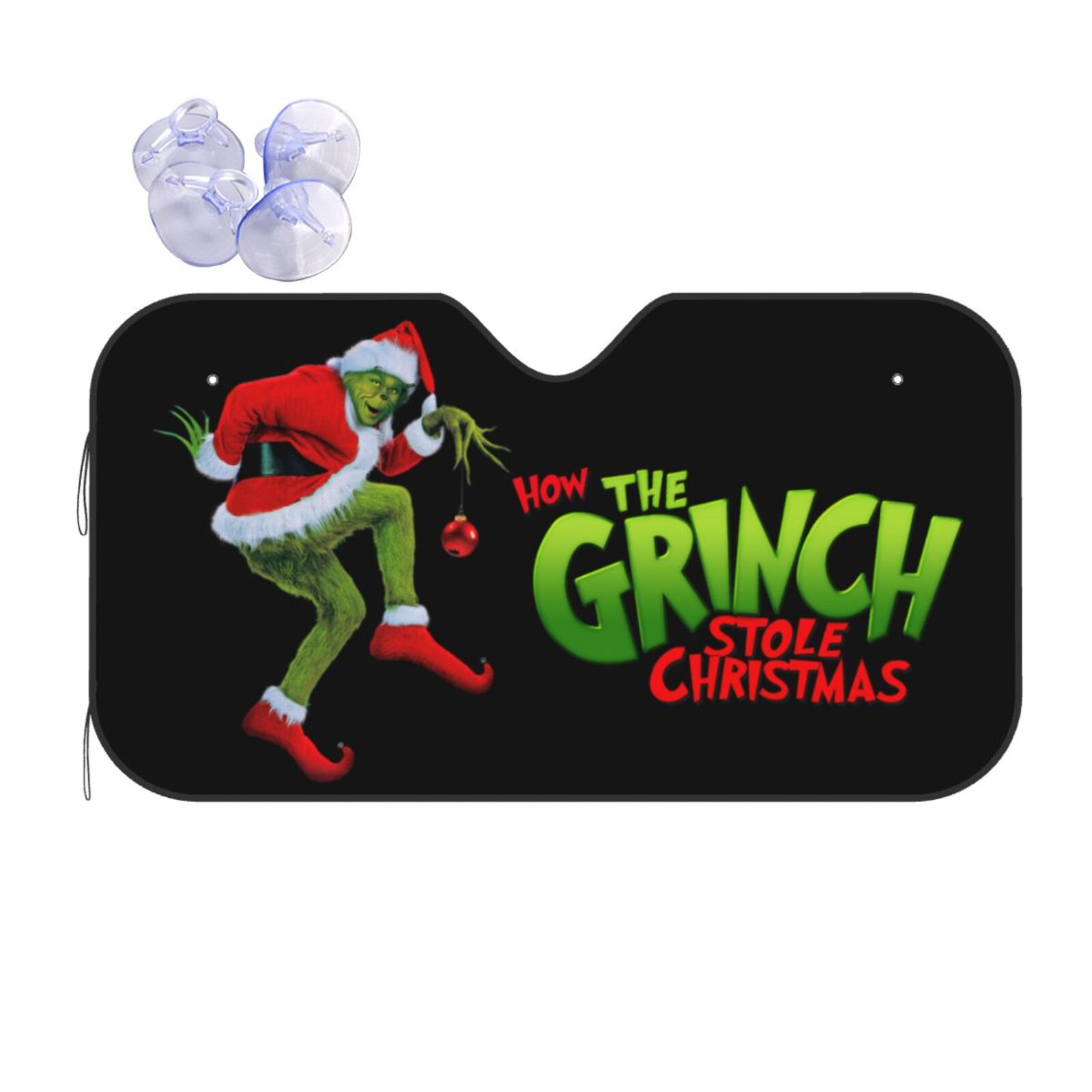 Grinch Car Windshield Sun Shade Reflector Sunshade Offers Ultimate ...