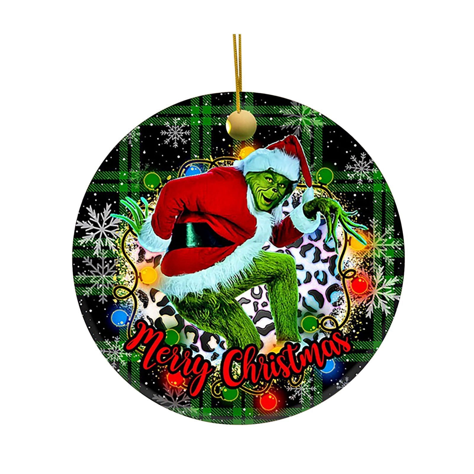 Grinch Cartoon Acrylic Pendant, With Cute Cartoon Print Design For The ...