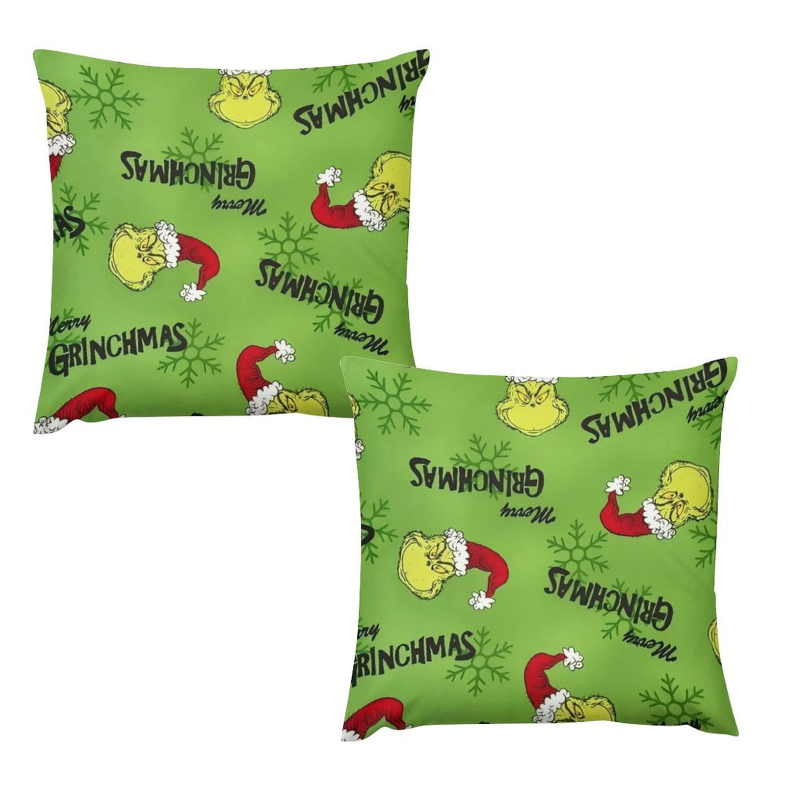Grinch Cartoon Anime Soft Hug Pillowcase Reversible 24 "x24 " - Walmart.com