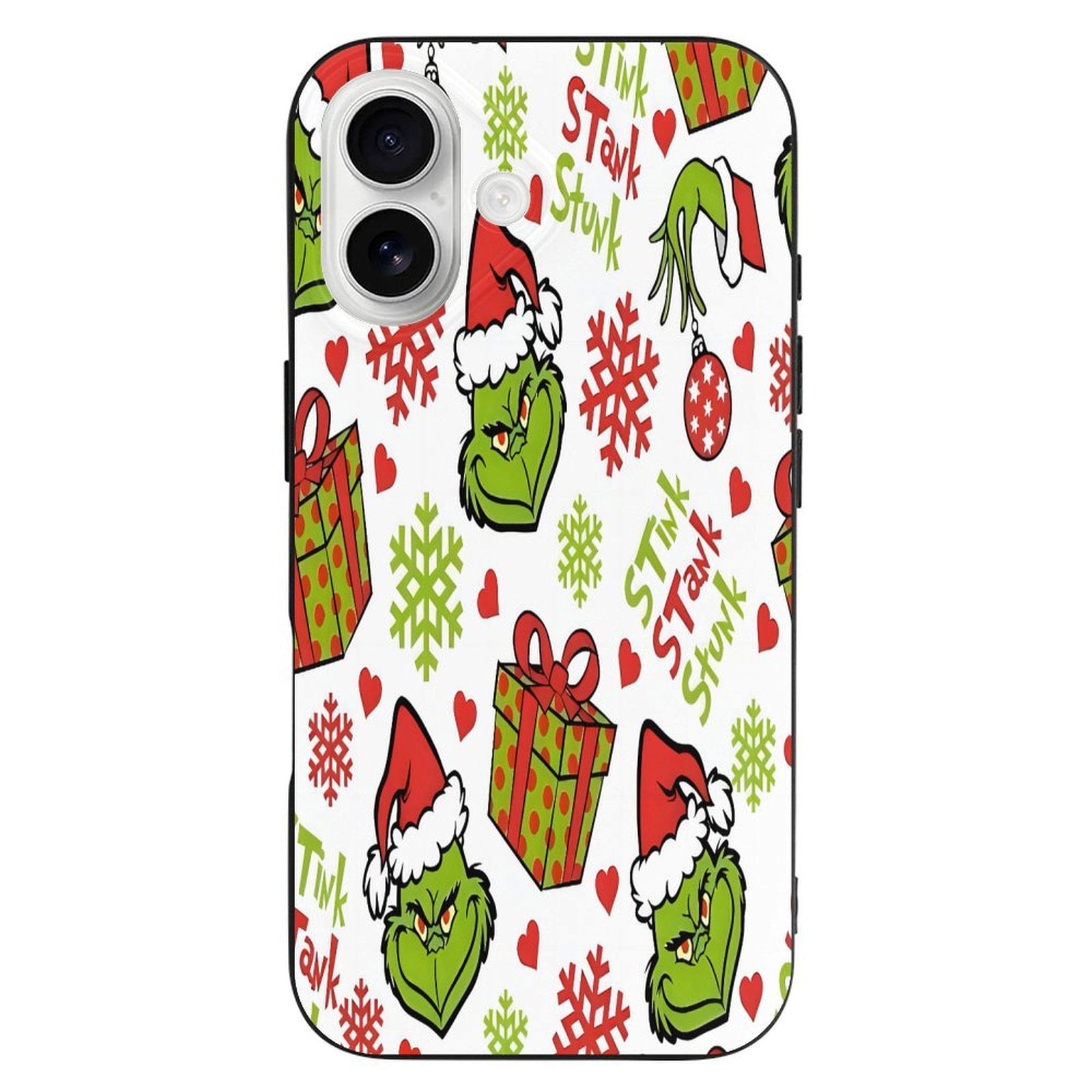 Grinch Cases for iPhone 16 Anime Durable TPU Grinch Merch - Walmart.com