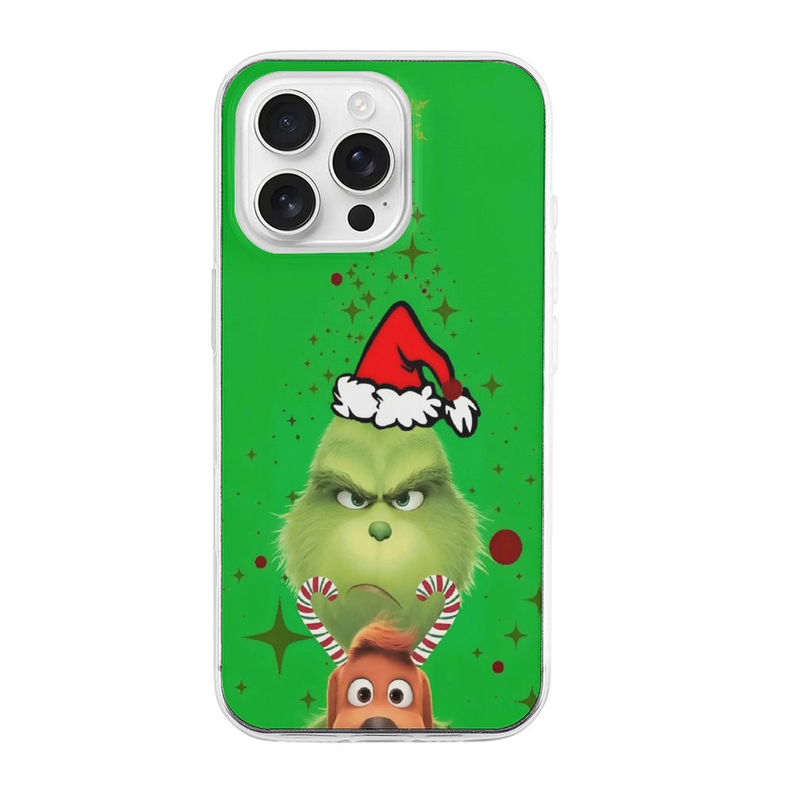 Grinch Cases for iPhone 16 Pro Anime Durable TPU Grinch Merch - Walmart.com