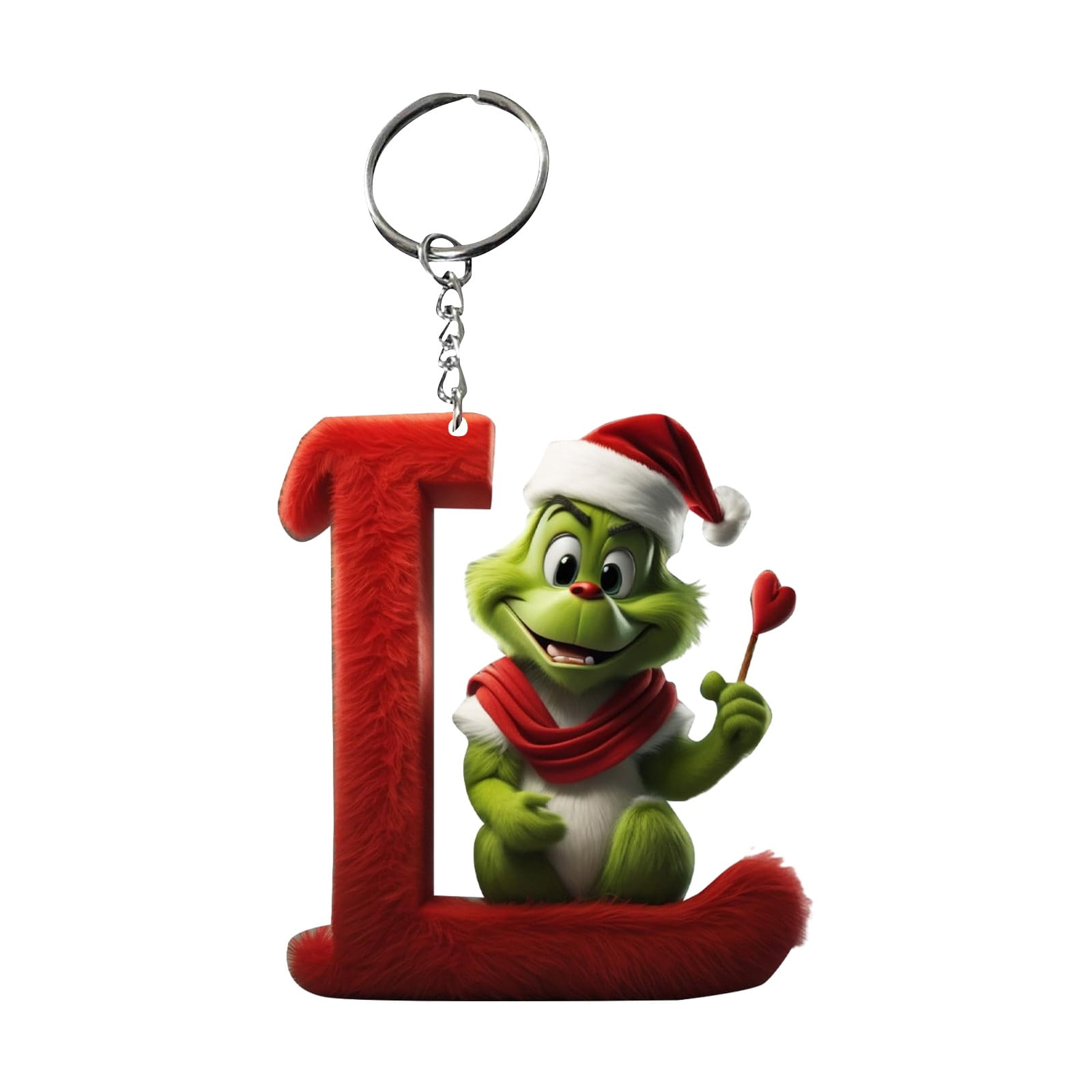 Grinch Charms,Christmas Keychain,Grinch Stuff,Green Hair Keychain ...
