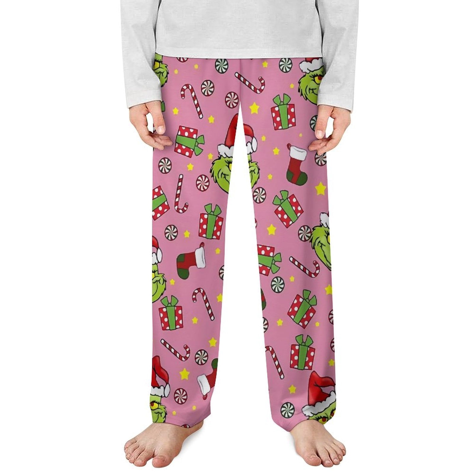 Grinch Children's Pajamas Kids Home Pants Sleep Bottoms Lounge Pajama ...
