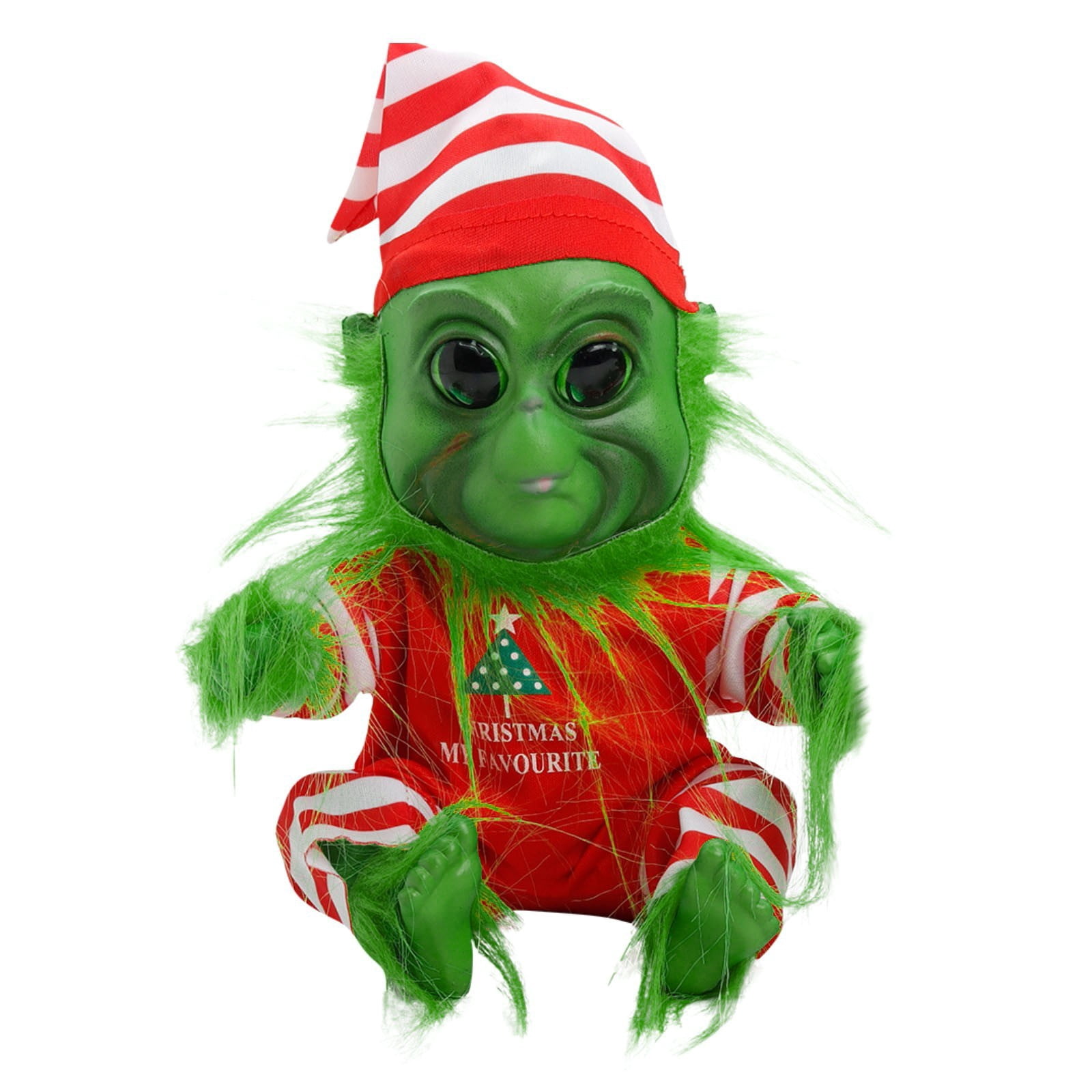 Grinch Christmas 2025 Doll, Dr Seuss Classic Furry Plush Ornament in ...