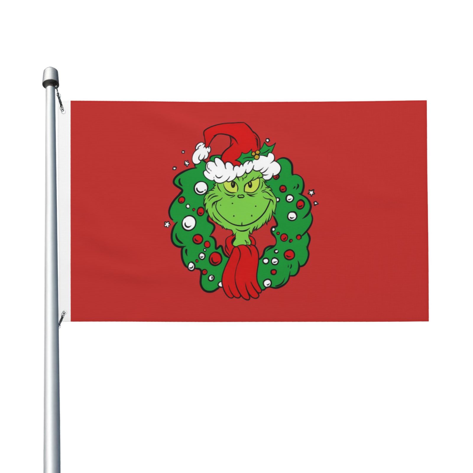Grinch Christmas By Fachirra 3x5ft Face Flag Fade Proof Holiday Fall ...
