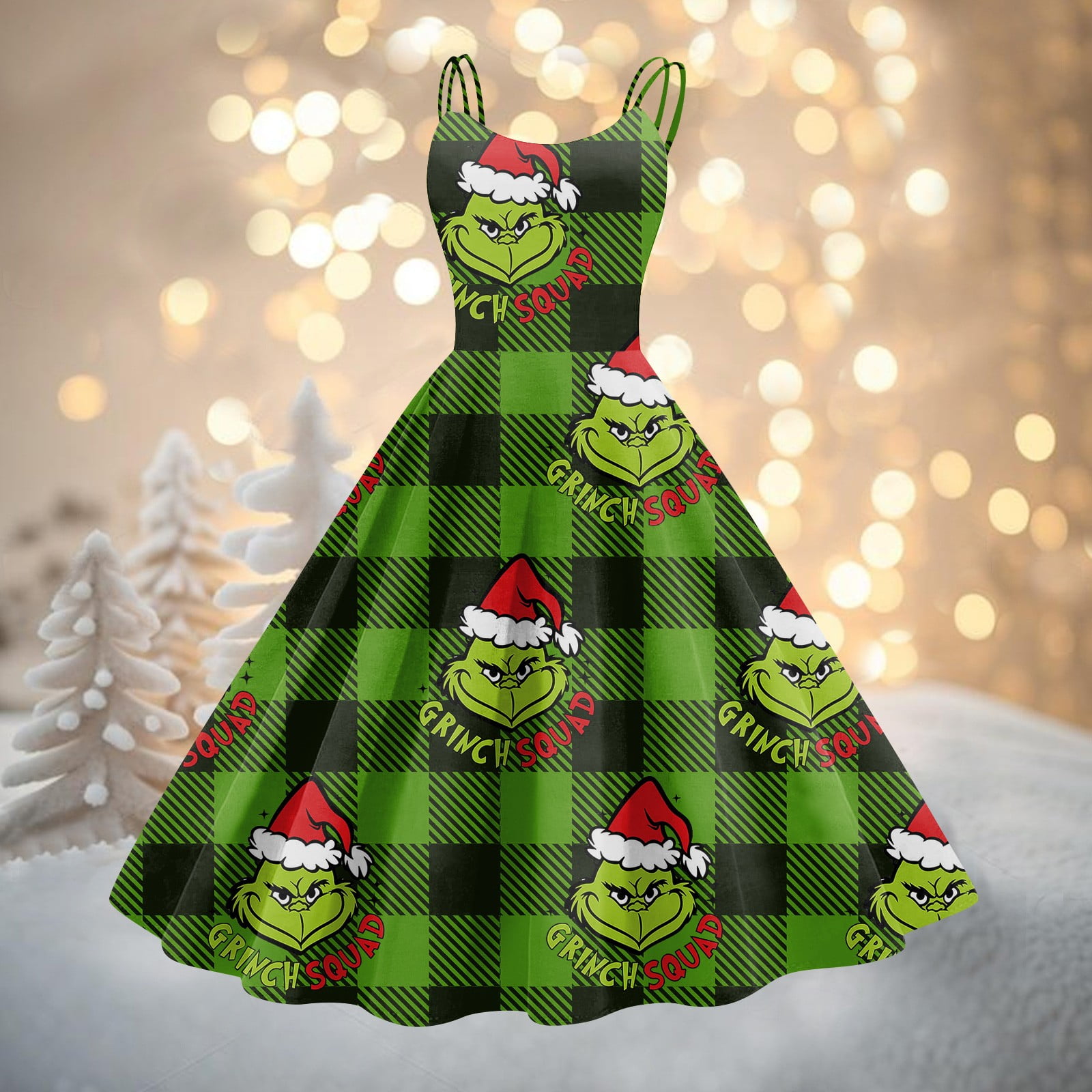 Grinch Christmas Costume Dress - Matching PjsWomen's Fashion Christmas ...